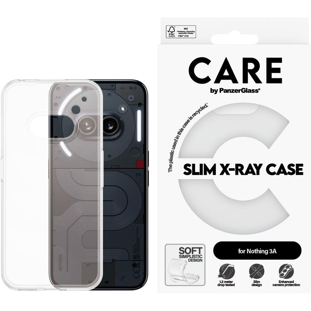 CARE by Panzer Fashion X-Ray Case for Nothing Phone 3A (Clear) - JB Hi-Fi NZ