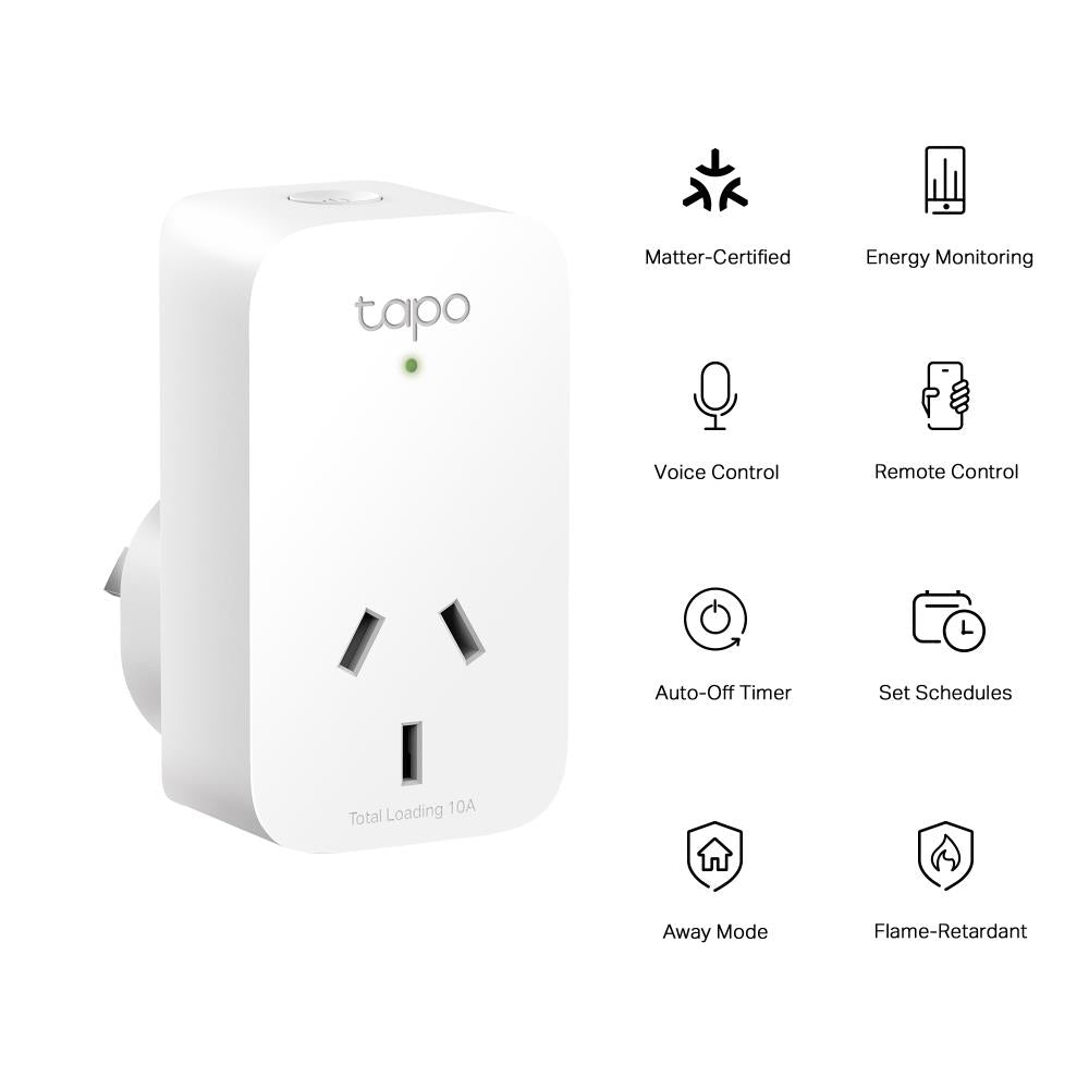 TP-Link Tapo P110M Smart Wi-Fi Plug (2-Pack) - JB Hi-Fi NZ