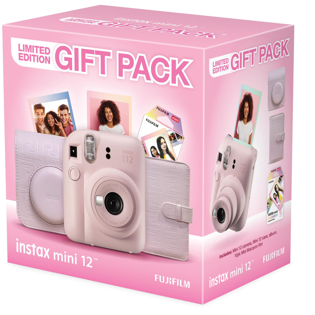 Fujifilm instax mini 12 Limited Edition Gift Pack (Pink) [2025] - JB Hi-Fi NZ