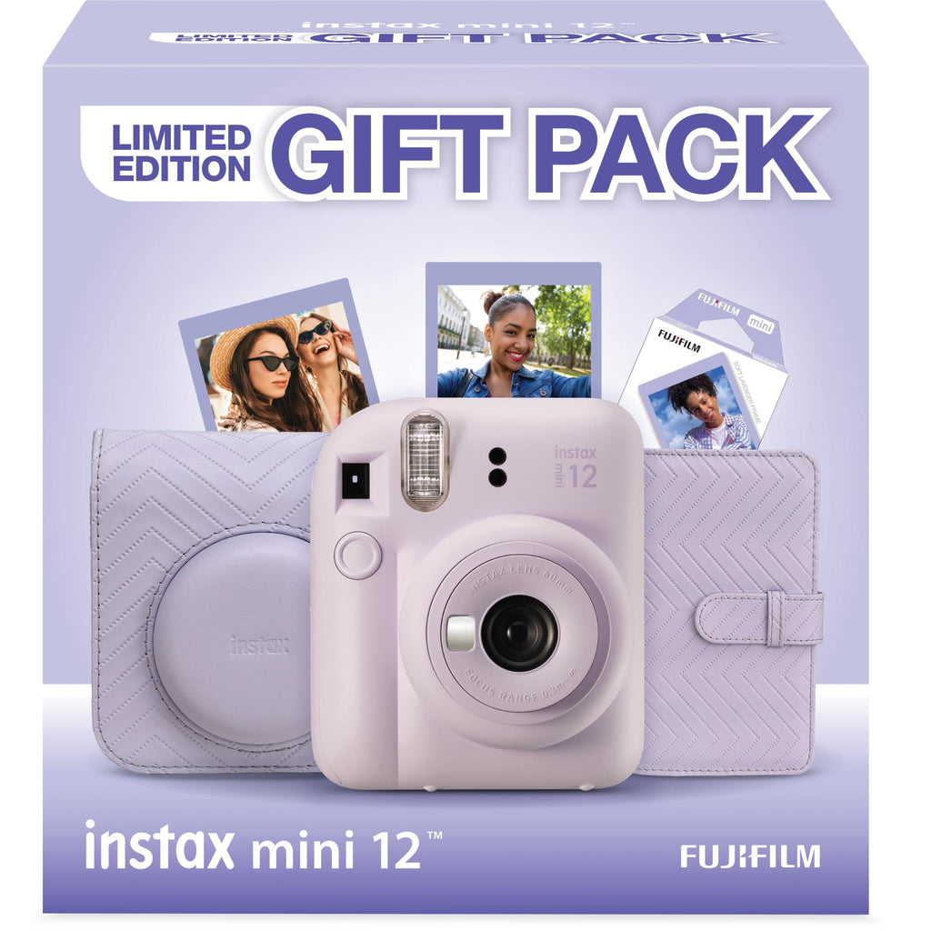 Fujifilm instax mini 12 Limited Edition Gift Pack (Purple) [2025] - JB Hi-Fi NZ