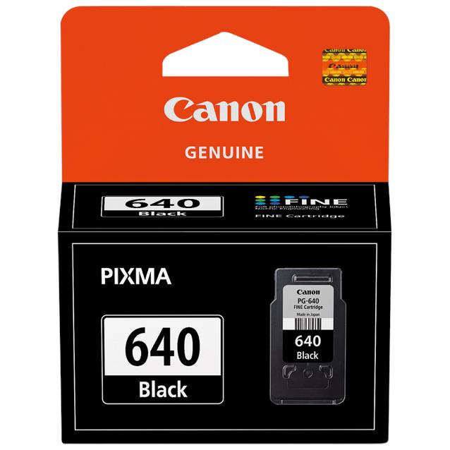 Canon Pixma PG640 FINE Printer Ink Cartridge (Black) - JB Hi-Fi NZ