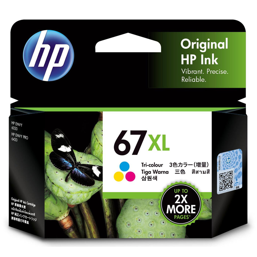 HP 67XL High Yield Original Ink Cartridge (Tri-colour) - JB Hi-Fi NZ