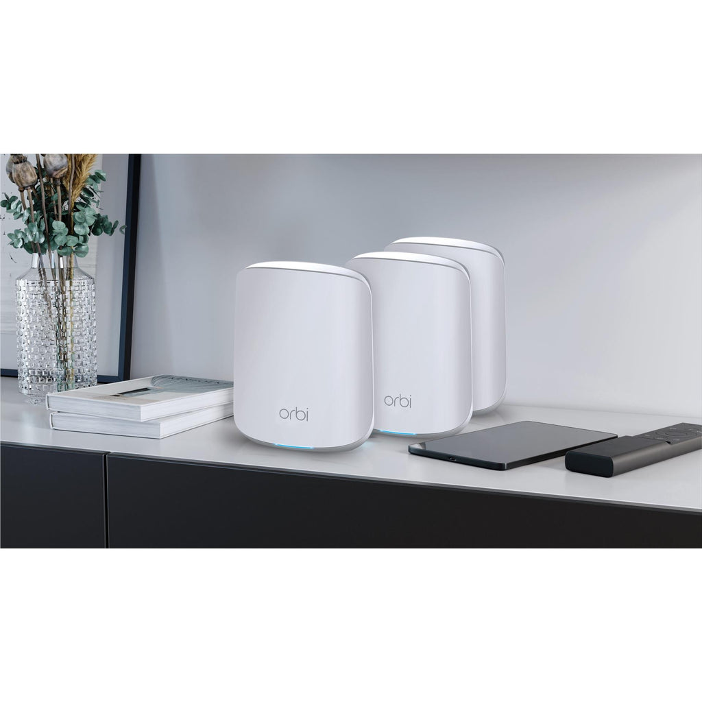 NetGear Orbi RBK353 WiFi 6 Dual-band Mesh System (3 Pack) - JB Hi-Fi NZ