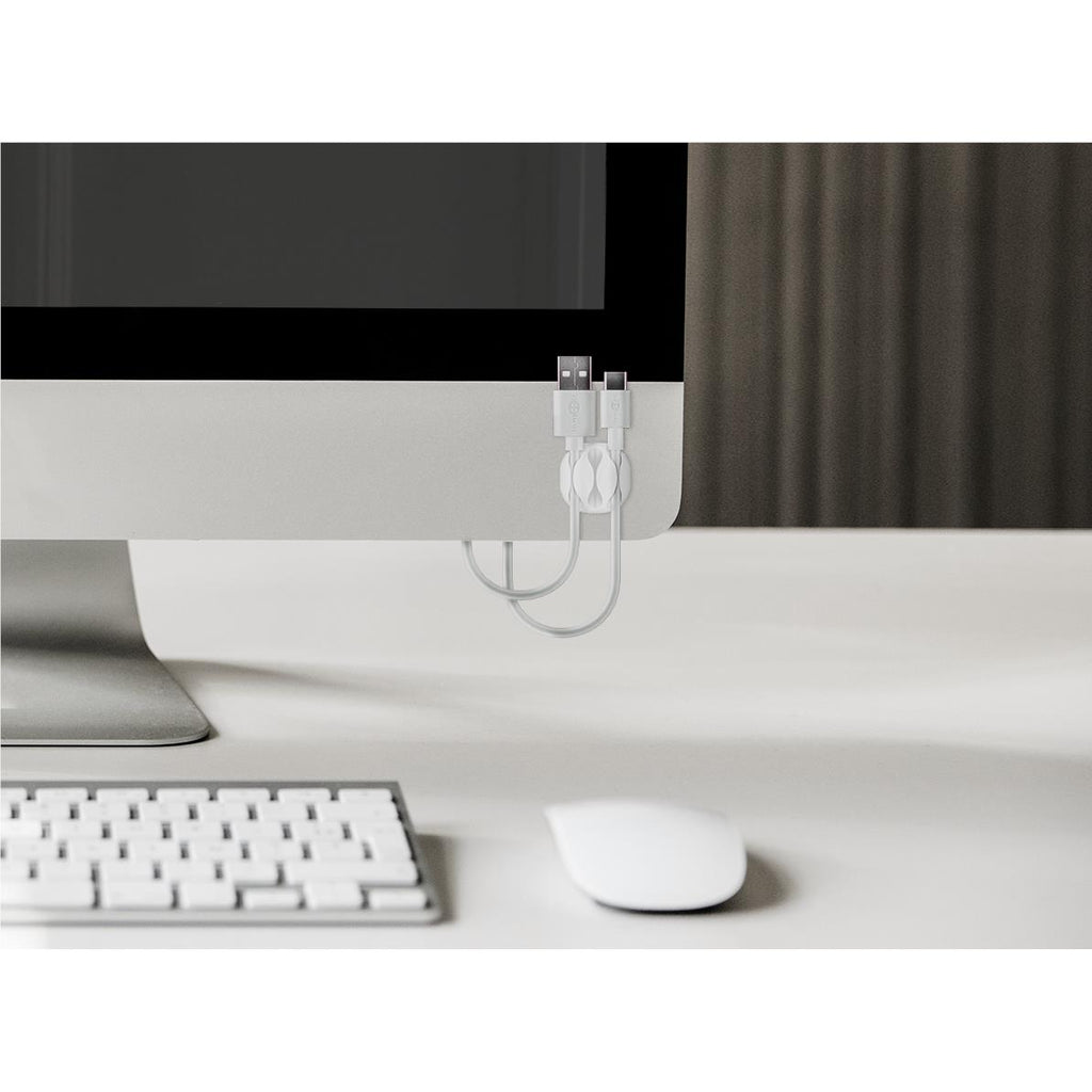 Goobay Cable Management 3 Slots (White) - JB Hi-Fi NZ