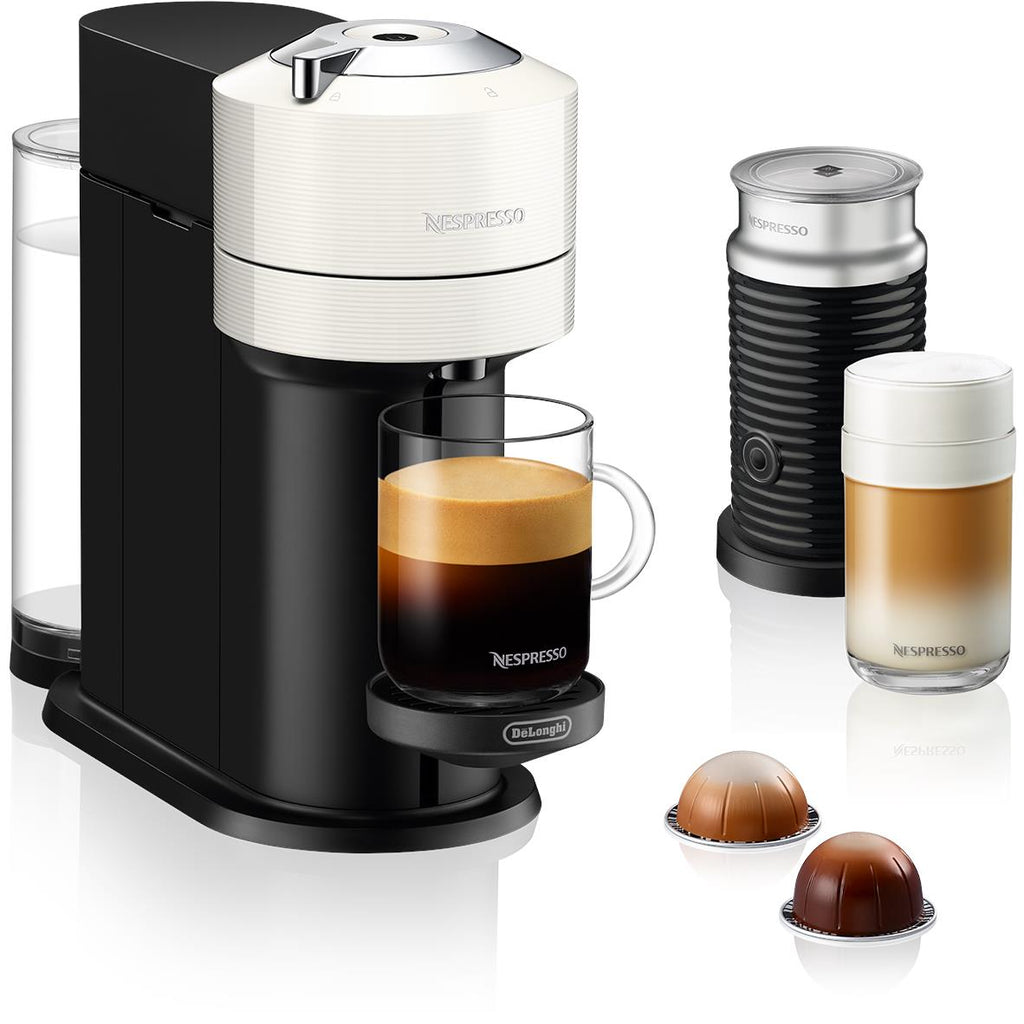 De'Longhi Nespresso Vertuo Next Coffee Machine Bundle (White) - JB Hi-Fi NZ