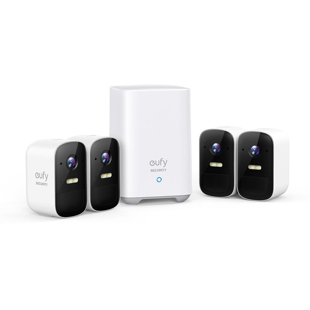 eufyCam 2C Pro 2K Wireless Home Security System (4 Pack) - JB Hi-Fi NZ
