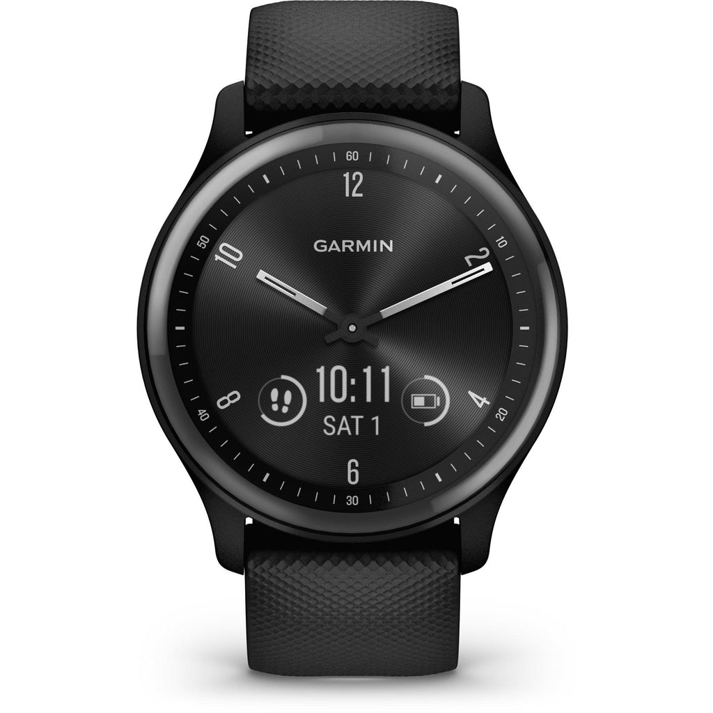 Garmin Vivomove Sport Smart Watch (Black) - JB Hi-Fi NZ
