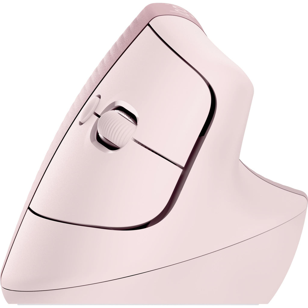 Logitech Lift Vertical Ergonomic Mouse (Rose) - JB Hi-Fi NZ