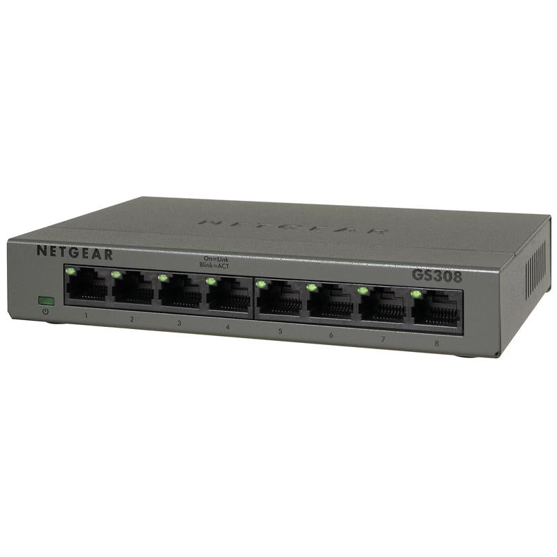 Netgear GS308 8-Port Gigabit Ethernet Switch - JB Hi-Fi NZ