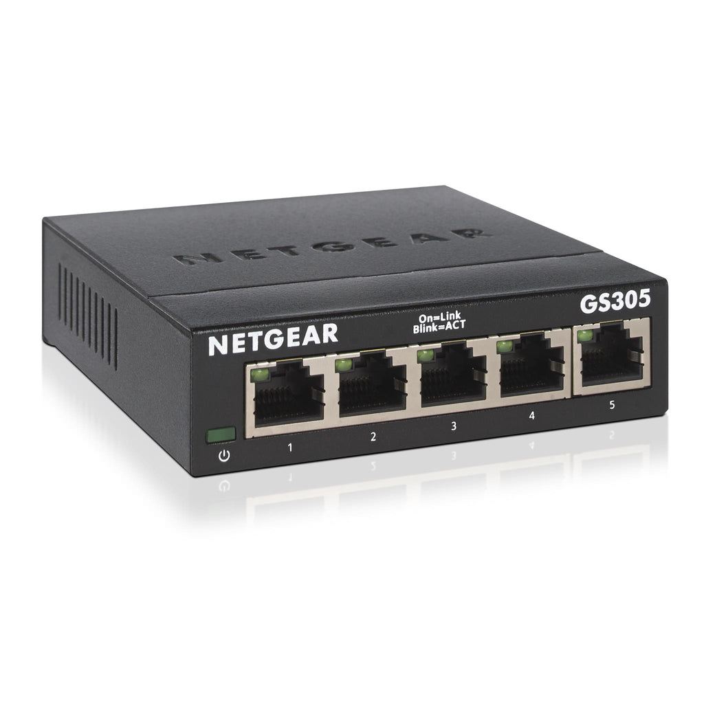 Netgear GS305 5-Port Gigabit Ethernet Switch - JB Hi-Fi NZ