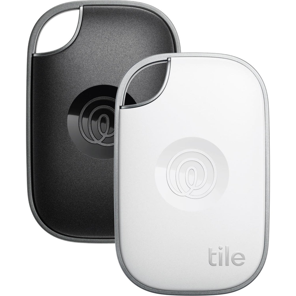 Tile Pro Bluetooth Tracker 2 Pack (Black/White) [2024] - JB Hi-Fi NZ