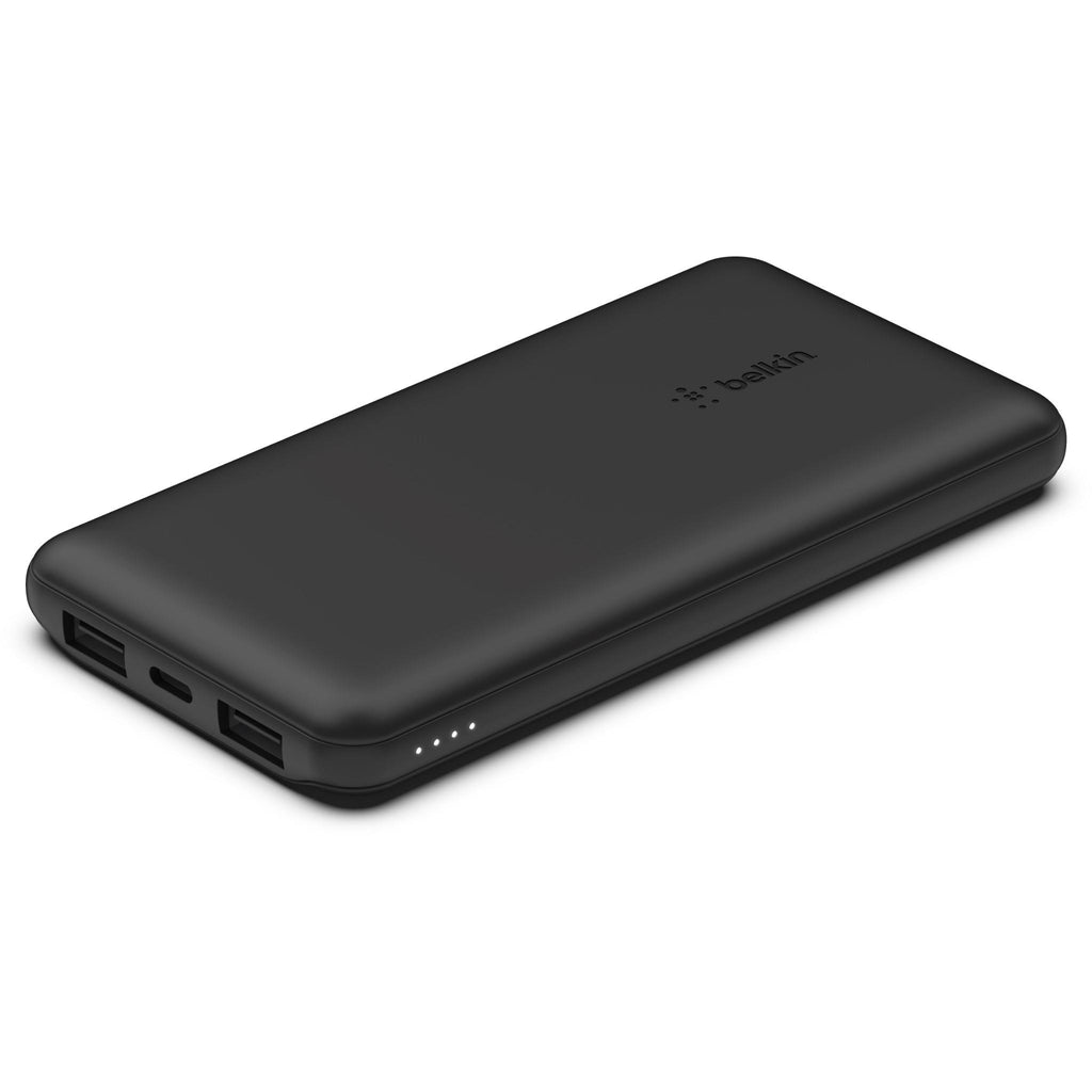 Belkin BoostUp Charge 10K 3 Port Power Bank with Cable (Black) - JB Hi ...
