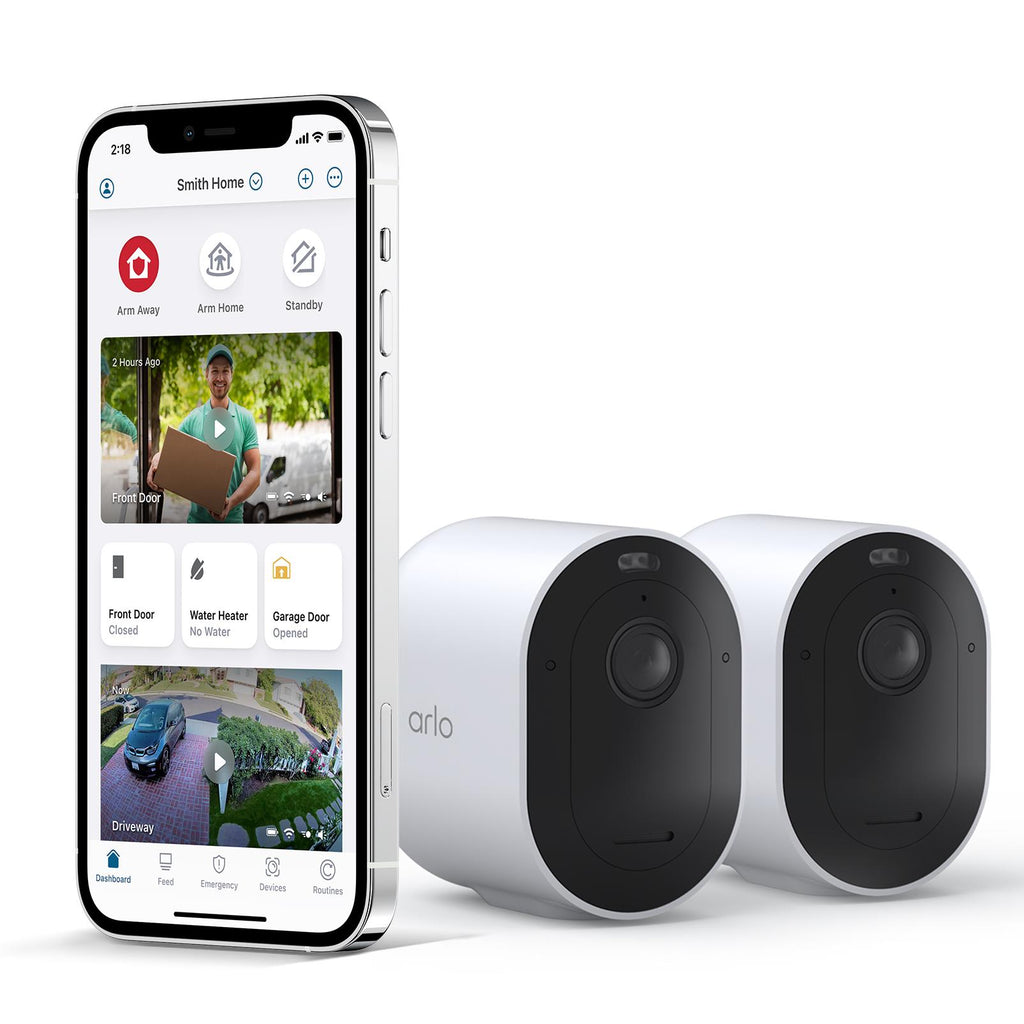 Arlo Pro 5 2K Spotlight Wire-free Security Camera (2 Camera Kit) - JB ...