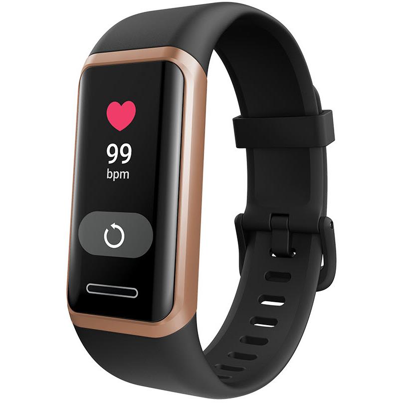 Ryze ELEVATE Fitness & Wellbeing Smart Watch with Alexa (Rose Gold/Pink ...