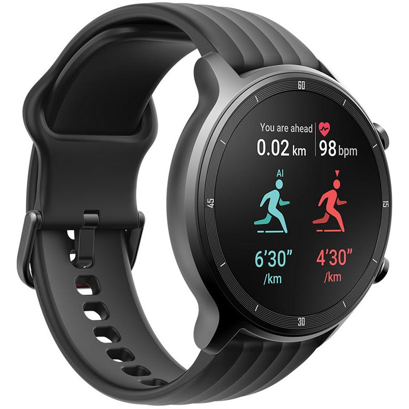 Ryze Flex Fitness & Wellbeing Smart Watch (Dark Grey/Black) - JB Hi-Fi NZ