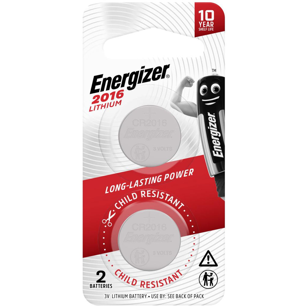 Energizer Lithium 2016 Coin Battery (2 Pack) - JB Hi-Fi NZ