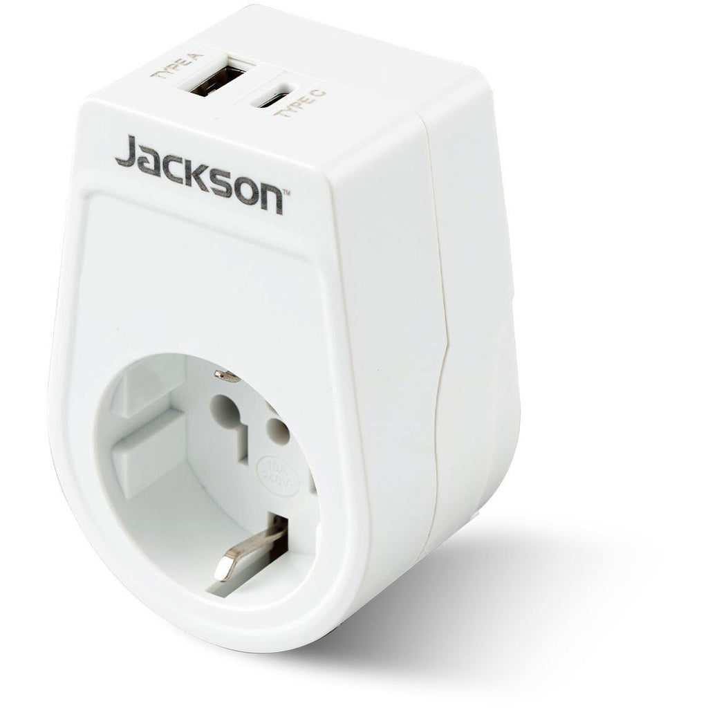 Jackson Inbound Travel Adapter with USB-A/C (Europe, USA & Japan Slim ...