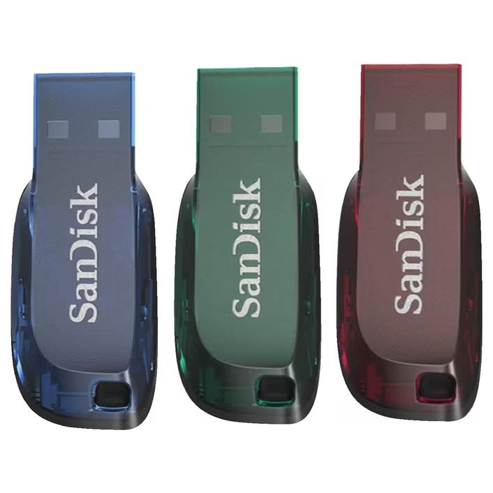 SanDisk Cruzer Blade USB Flash Drive (32GB) [3 Pack] - JB Hi-Fi NZ