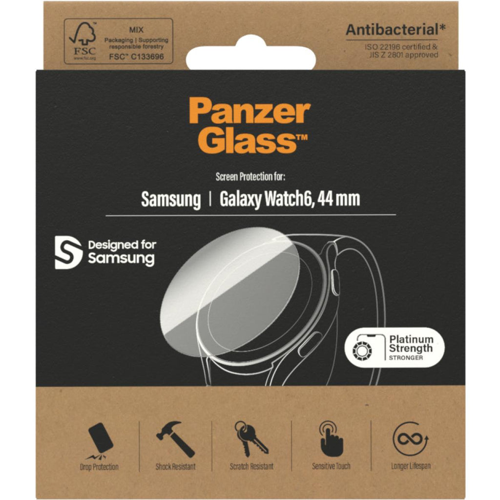 PanzerGlass Screen Protector for Samsung Galaxy Watch6 44mm - JB Hi-Fi NZ