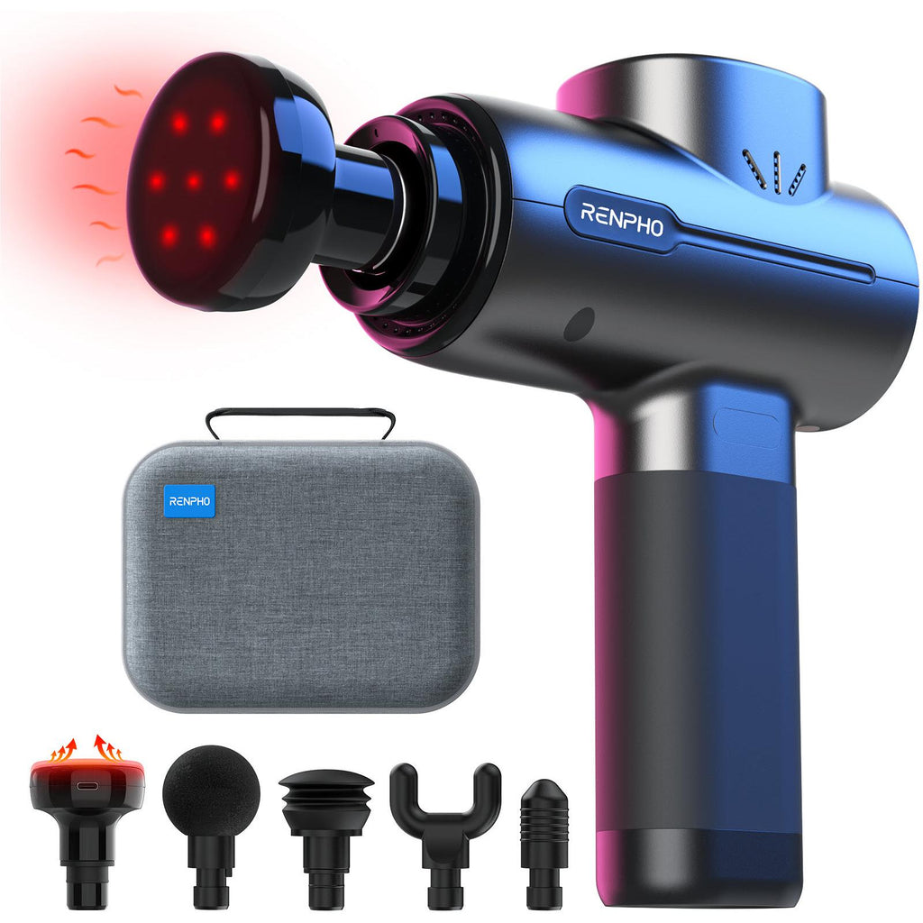 RENPHO R3 Massage Gun with Heat, Percussion Muscle Mini - JB Hi-Fi NZ