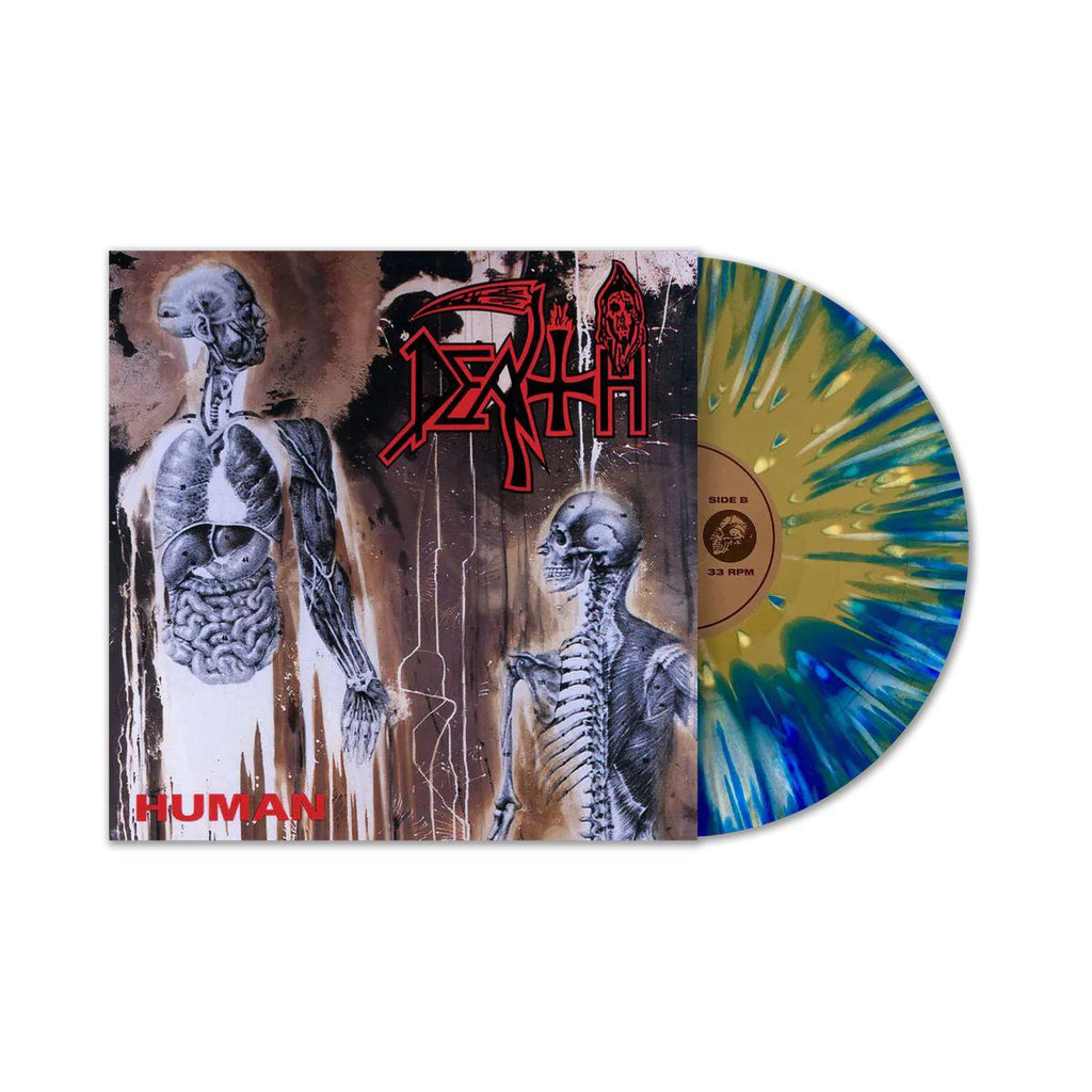Human (White / Blue / Gold Merge With Splatter Vinyl) - JB Hi-Fi NZ