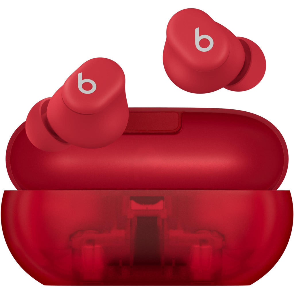 Beats Solo Buds True Wireless Earbuds (Transparent Red) - JB Hi-Fi NZ