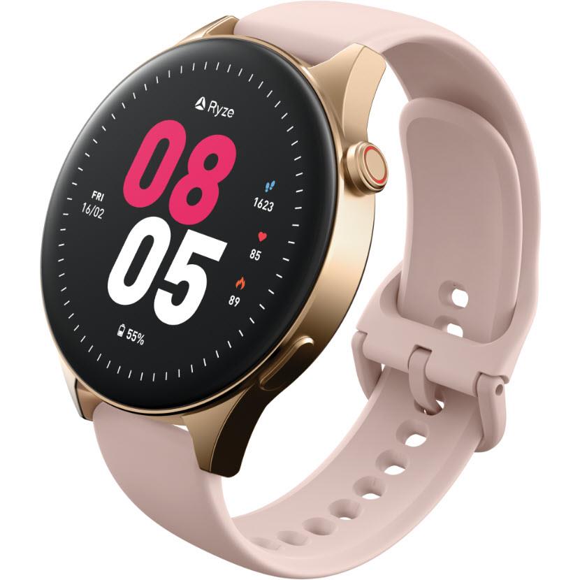 Ryze Wave Smart Watch MP3 (Pink/White) - JB Hi-Fi NZ