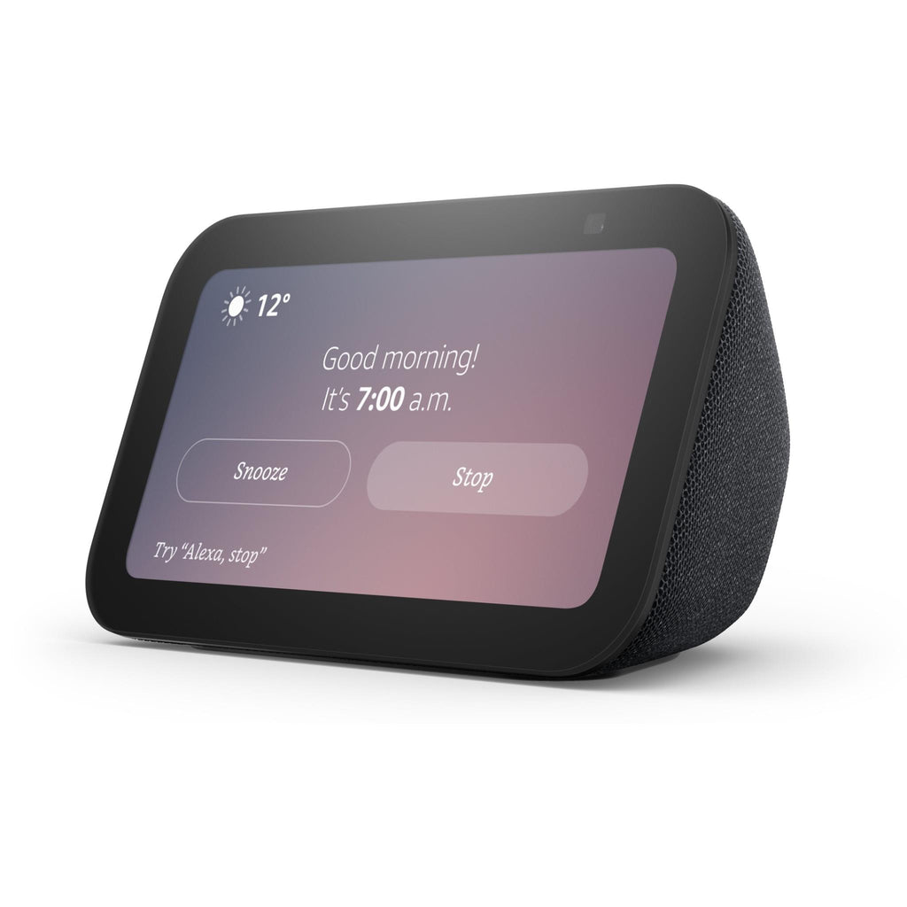 Amazon Echo Show 5 with Alexa [3rd Gen] (Charcoal) - JB Hi-Fi NZ