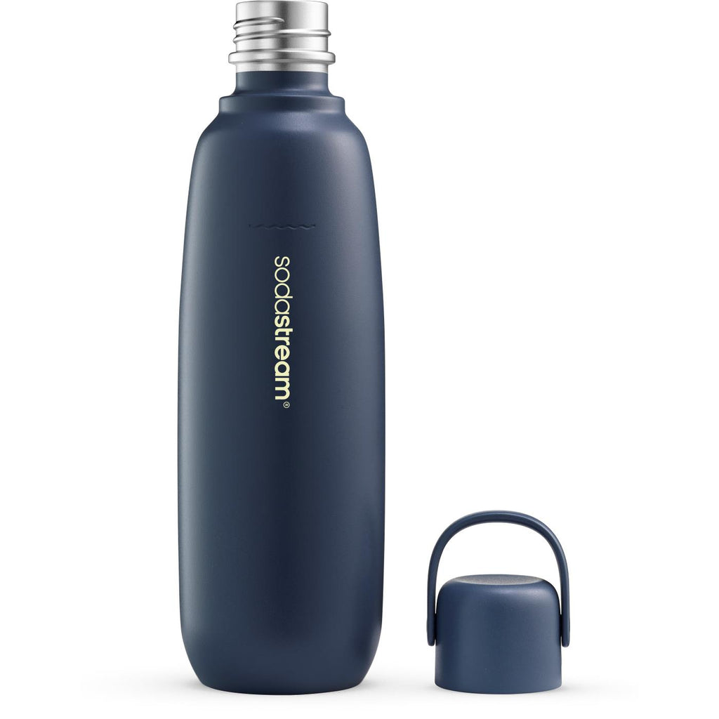 SodaStream Fizz & GO COOL 900ml All Metal Bottle (Storm Blue) - JB Hi-Fi NZ