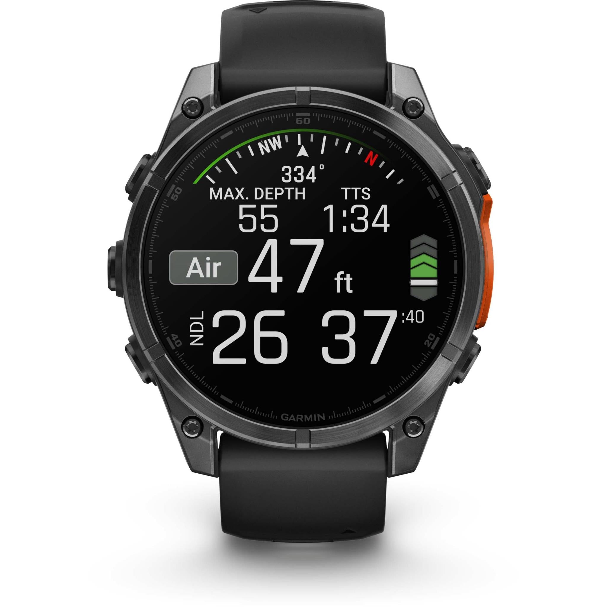 Garmin fenix 8 47mm AMOLED Glass, Slate Grey with Black Band - JB Hi-Fi NZ