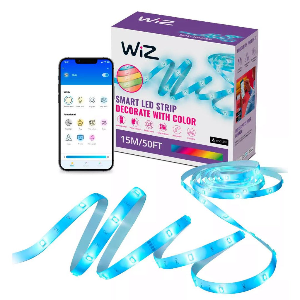 WiZ RGBIC LED Strip Light (15m) - JB Hi-Fi NZ
