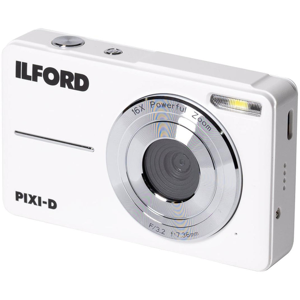 Ilford PIXI-D Compact Digital Camera (Pearl White) - JB Hi-Fi NZ
