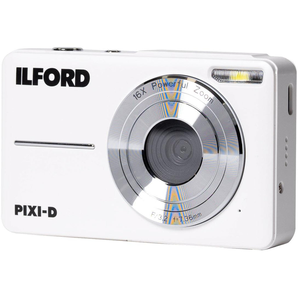 Ilford PIXI-D Compact Digital Camera (Pearl White) - JB Hi-Fi NZ