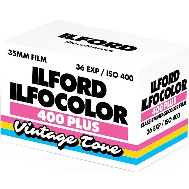 Ilford IlfoColor 400+ ISO Vintage Tone 35mm Colour Film (36 Exposure ...