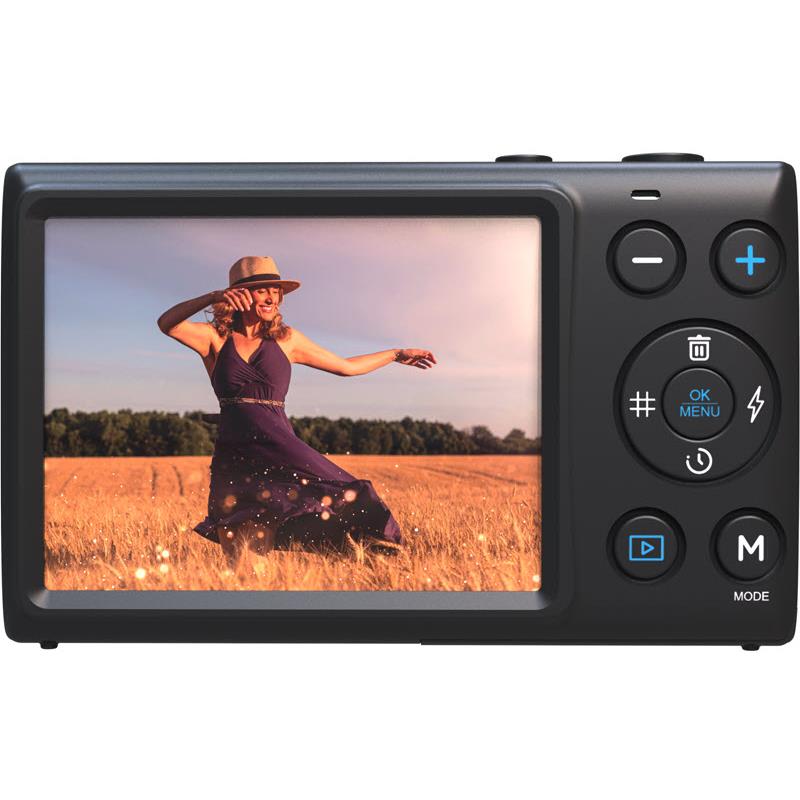 FireFly Pixus V1 Digital Compact Camera Kit with Pouch & SD Card (Black ...