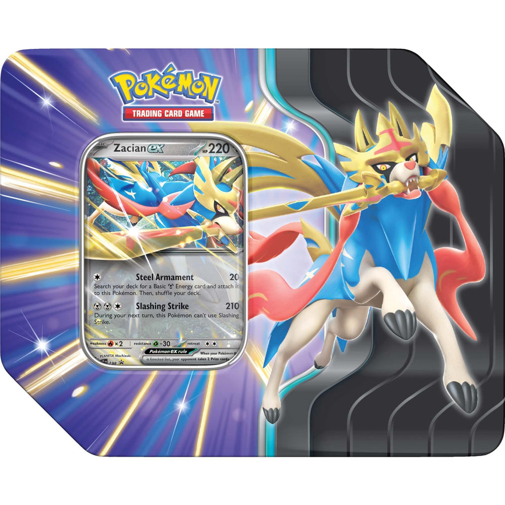 Pokémon TCG: Slashing Legends Tin (Zacian OR Koraiden) - JB Hi-Fi NZ