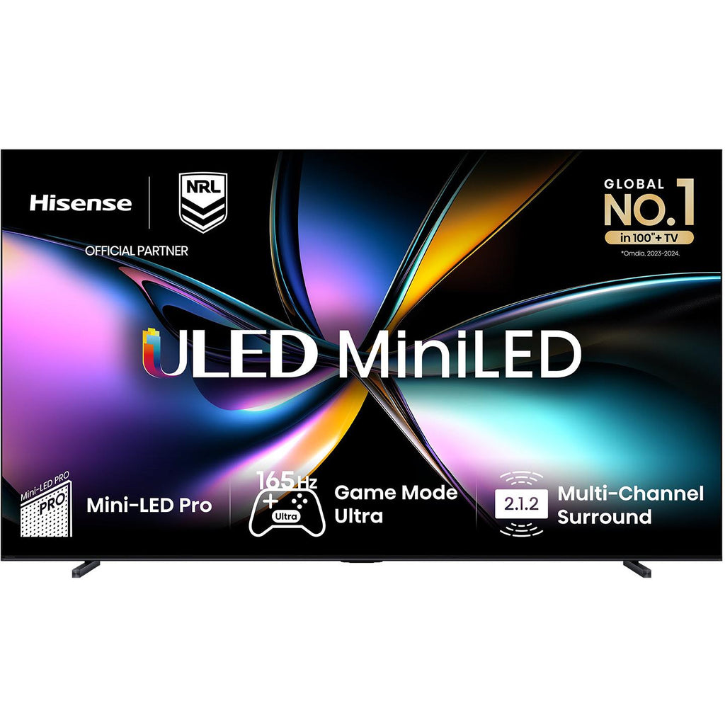 Hisense 100" U7QNZ ULED MiniLED 4K Smart TV [2025] - JB Hi-Fi NZ