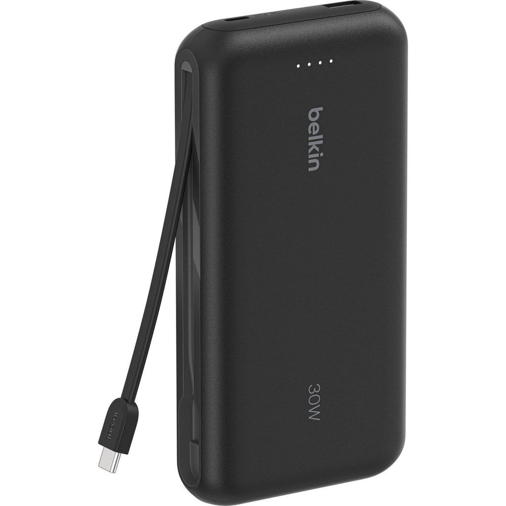 Belkin BoostCharge Power Bank 20K with Integrated Cable (Black) - JB Hi ...
