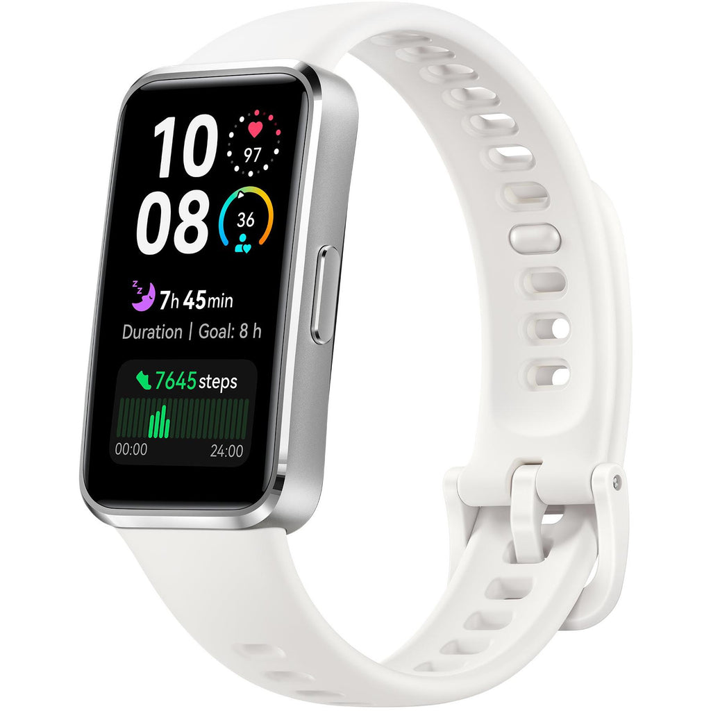 Huawei Band 10 Fitness Tracker Watch (Silver/White) - JB Hi-Fi NZ