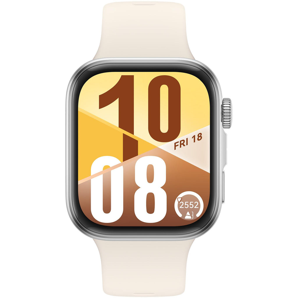 Huawei Watch Fit 4 Smartwatch (Silver/Moon White) - JB Hi-Fi NZ