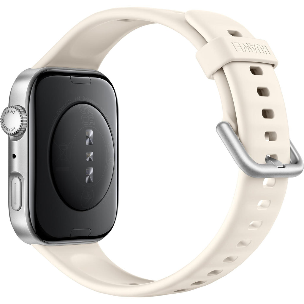 Huawei Watch Fit 4 Smartwatch (Silver/Moon White) - JB Hi-Fi NZ