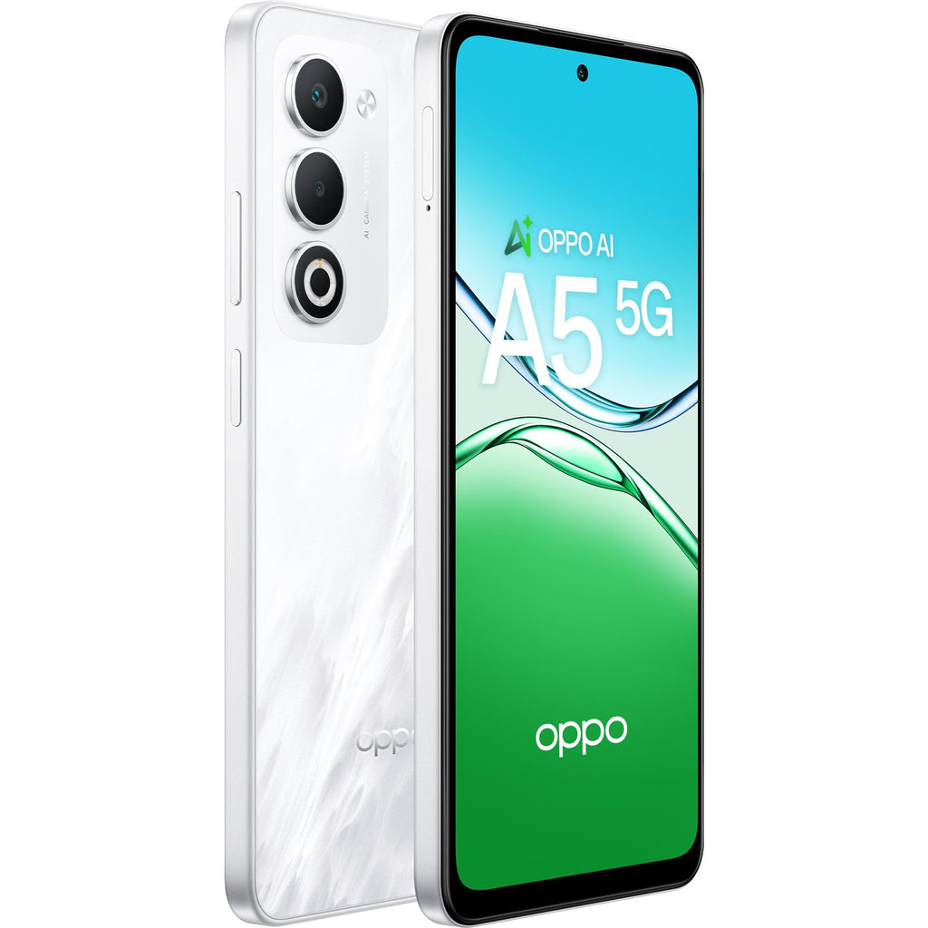 OPPO A5 5G 128GB (Mist White) - JB Hi-Fi NZ