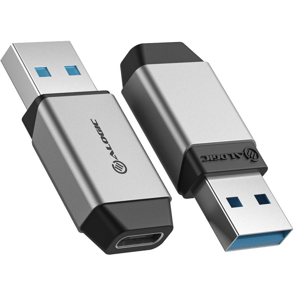 ALOGIC Ultra Mini USB-A to USB-C Adapter (Space Grey) - JB Hi-Fi NZ