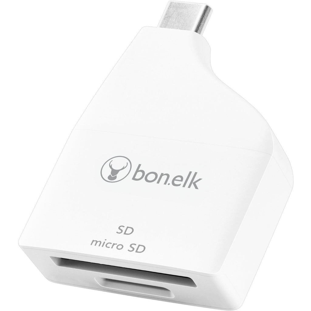 Bonelk USB-C TO MicroSD/SD Adapter (White) - JB Hi-Fi NZ