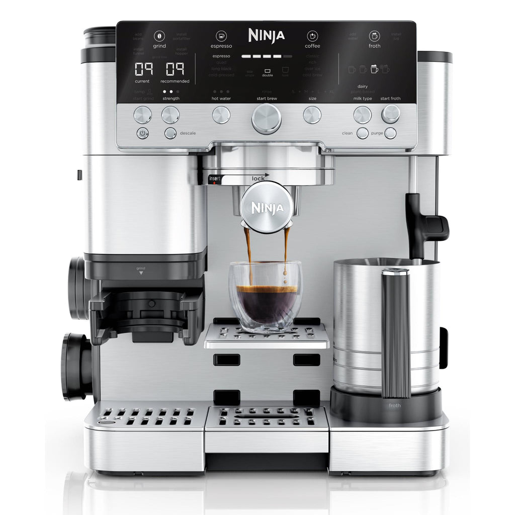 Ninja Luxe Café Espresso Machine (Stainless Steel) - JB Hi-Fi NZ