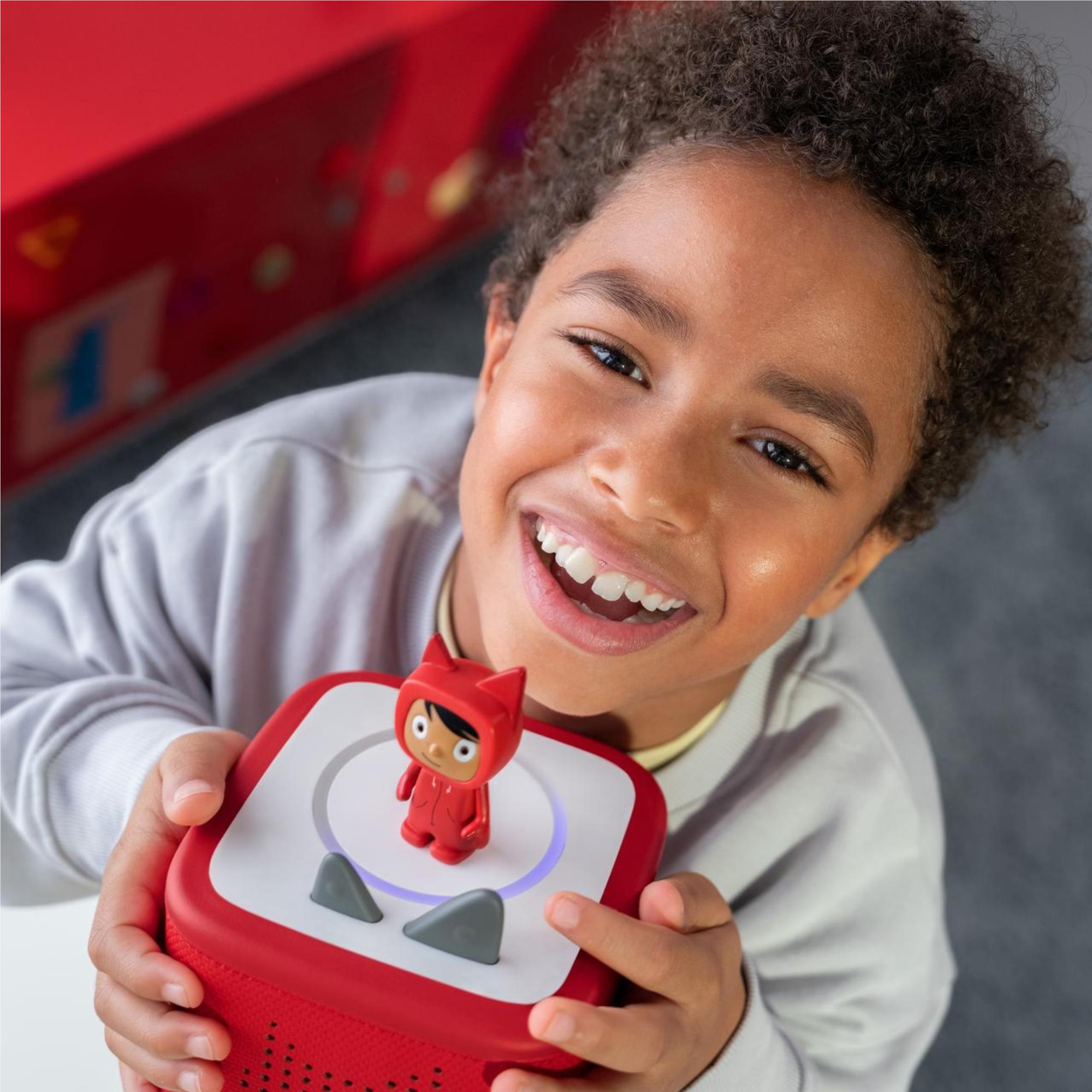 tonies Toniebox 2 Starter Set Creative Tonie Rubie (Sunset Red) - JB Hi ...