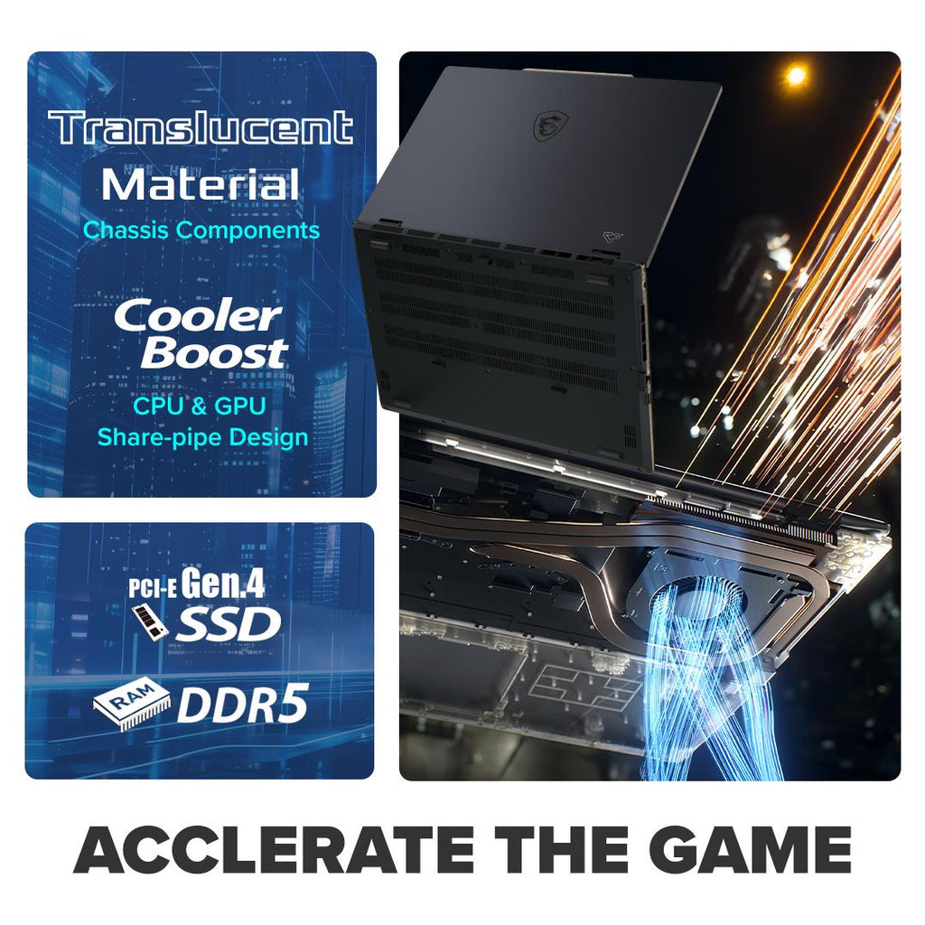 MSI Cyborg 15 15.6" FHD 144Hz Gaming Laptop (Intel Core 7) [GeForce RTX ...