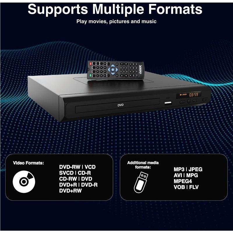 Laser Multi Region DVD Player with HDMI & USB - JB Hi-Fi NZ