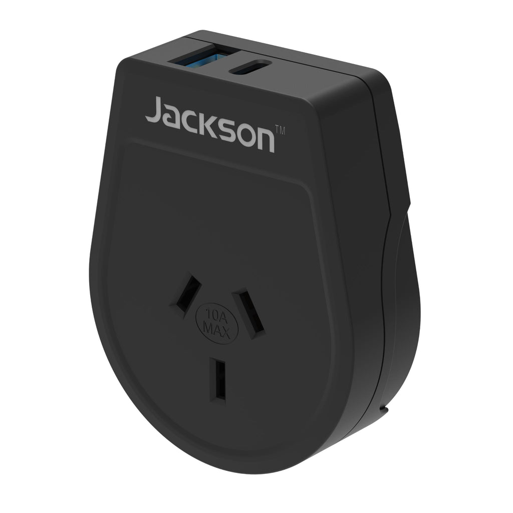 Jackson Outbound USB-A/C PD Travel Adapter USA - JB Hi-Fi NZ